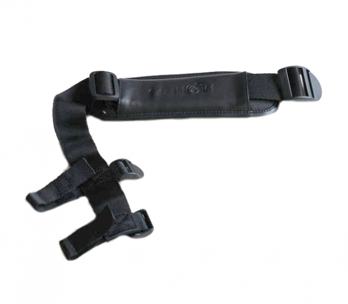 Shoulder strap with carrying handle in stock. - Enjoy the ride